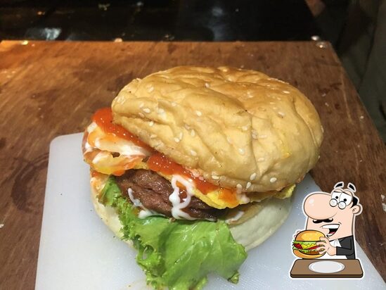 Menu at Space burger restaurant, Tarakan