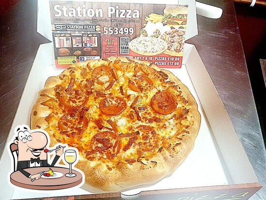 Menu at Station Pizza Billingham pizzeria, Billingham