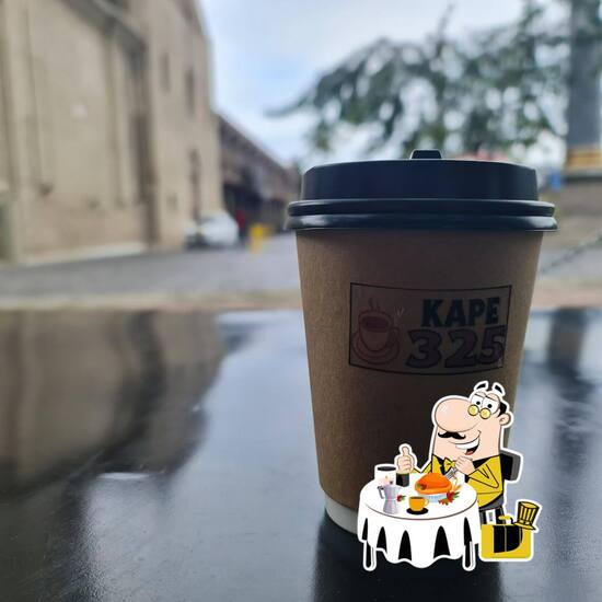 Menu at Kape 325 cafe, Bauan