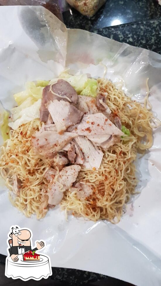 Menu at Ba Mee Jap Kang restaurant, Bangkok