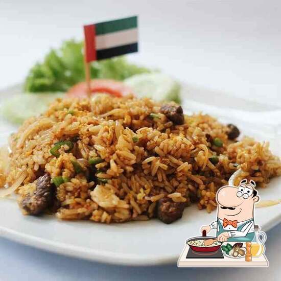 Menu at Nasi Goreng Diplomat restaurant, Central Jakarta, Street Food Wok
