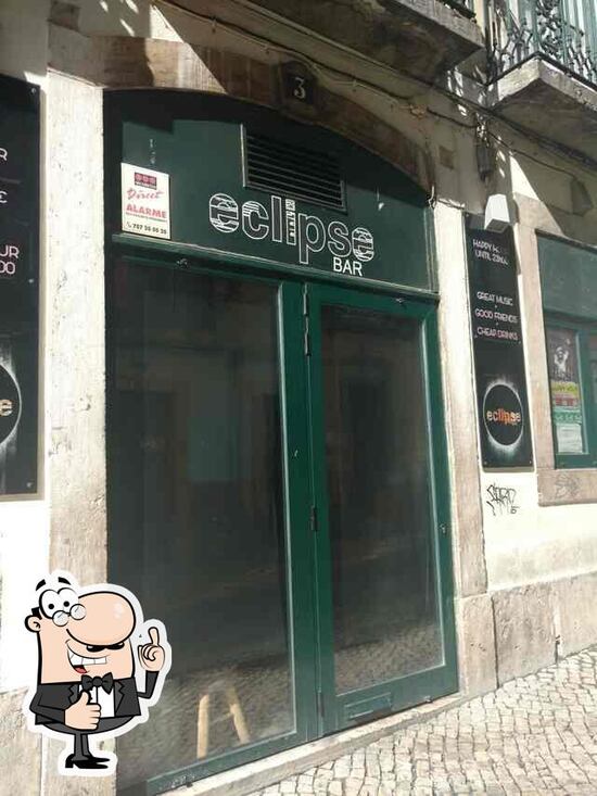 Menu at Eclipse Rock Bar, Lisbon, R. do Diário de Notícias 3