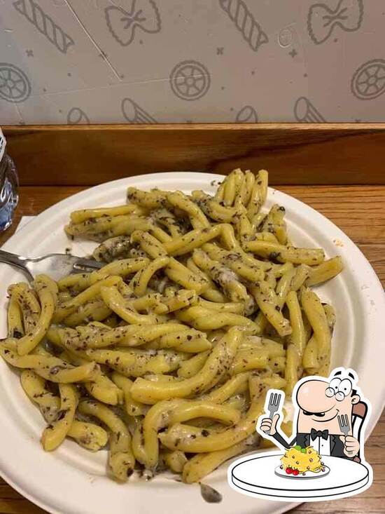 Carta de comida rápida Pastasciutta, Roma, Via delle Grazie