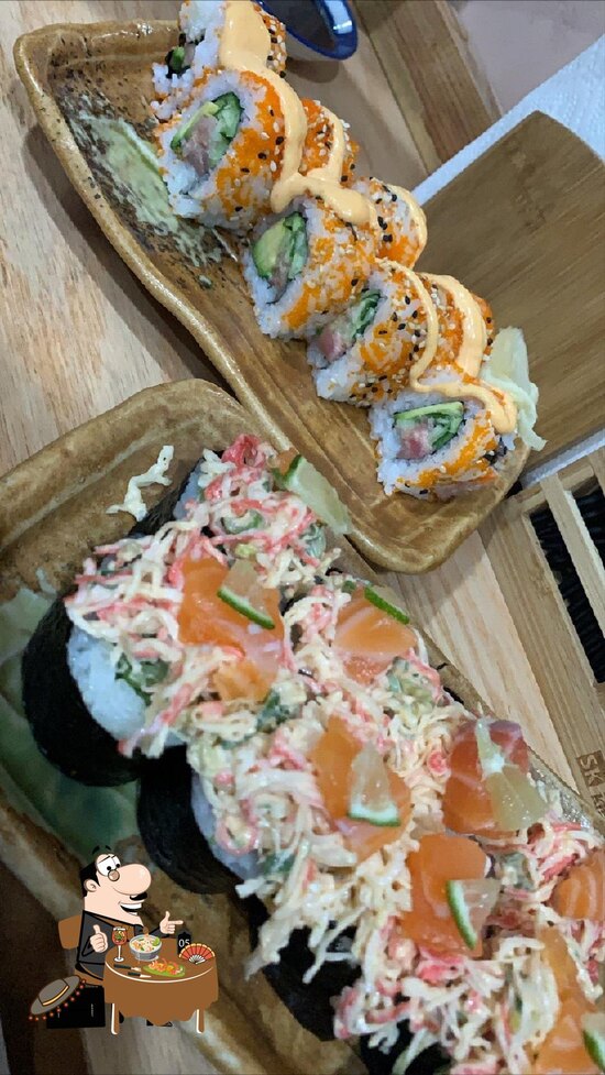 Menu at Uroko Sushi restaurant, Guadalajara