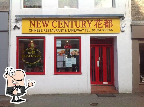 Menu at New century restaurant, Cupar