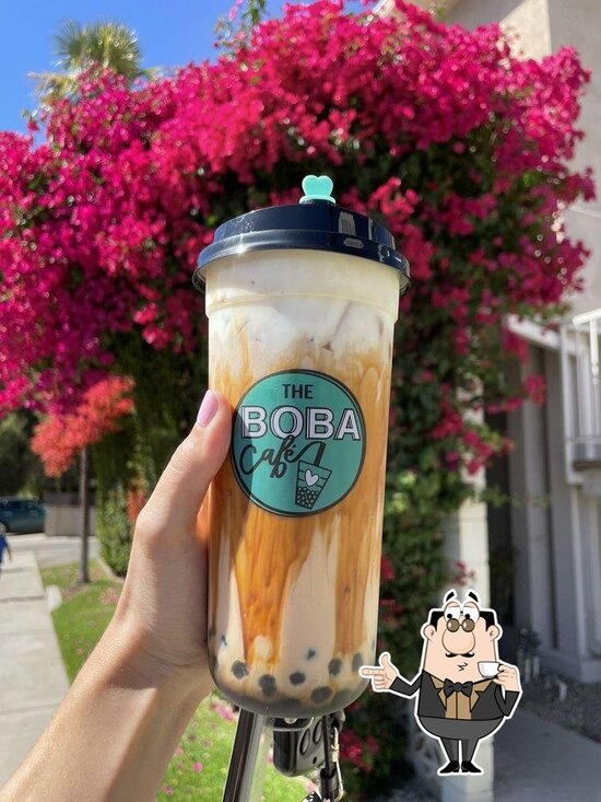 Menu at The Boba Cafe, Los Angeles