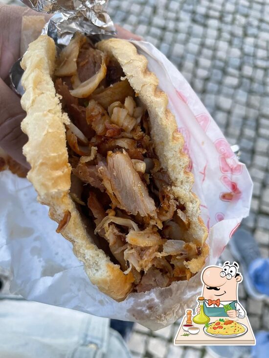 Menu em Doner kebab e snackbar, Baixa da Banheira