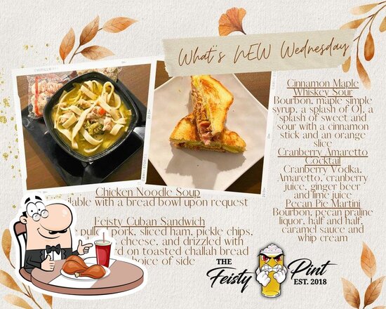 Menu at The Feisty Pint pub & bar, Grand Junction