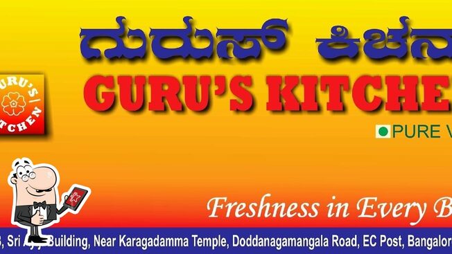 Menu at Guru's Kitchen, Bengaluru, Sri Aayiji Kripa Building