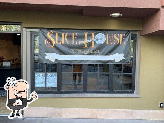 Menu at Slice House pizzeria, San Leandro