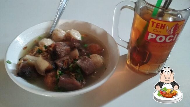 Menu at Warung Bakso "Mas Aris" restaurant, Tamanmartani