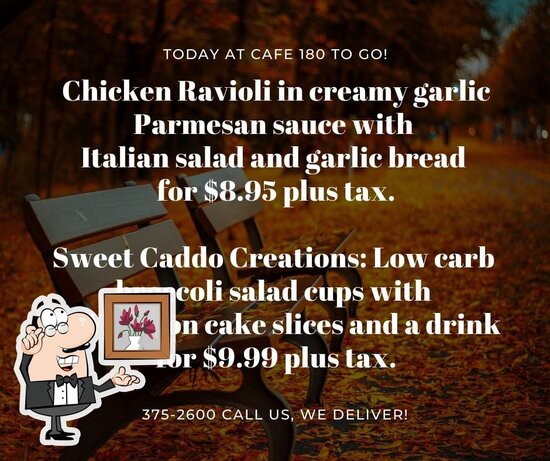 Cafe 180 To Go, Vivian - Restaurant menu, prices and reviews