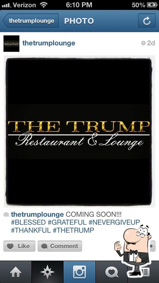Menu at The Trump Restaurant & Lounge, Jarratt