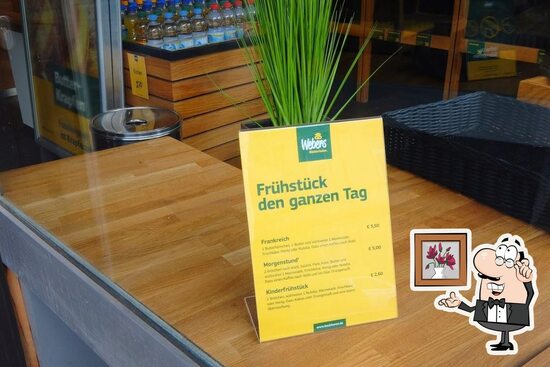 Menu at Weber's Bakery, Würzburg, Frankfurter Str. 20