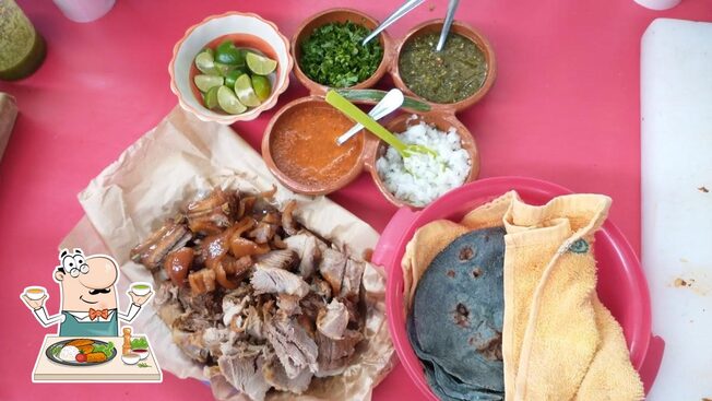 Menu at Menudo "Elsa" restaurant, Mexico