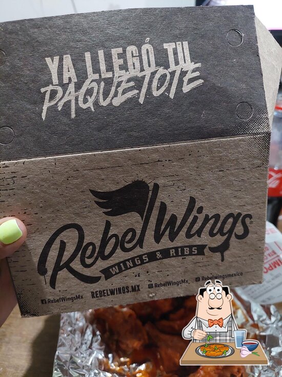 Menu at Rebel Wings Candiles restaurant, Santiago de Querétaro