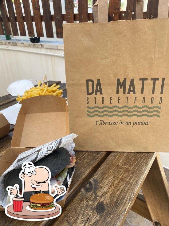 Menu da Da Matti Street Food ristorante, Marina di San Vito