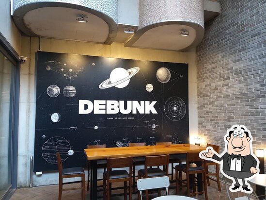 Menu at Debunk cafe, Seoul