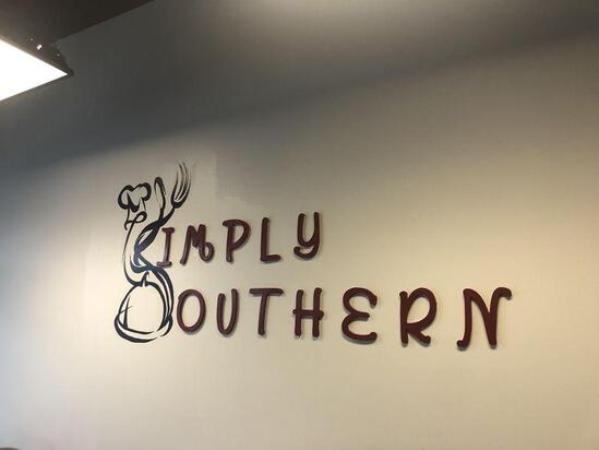 Menu at Simply Southern Soul Food restaurant, Indianapolis