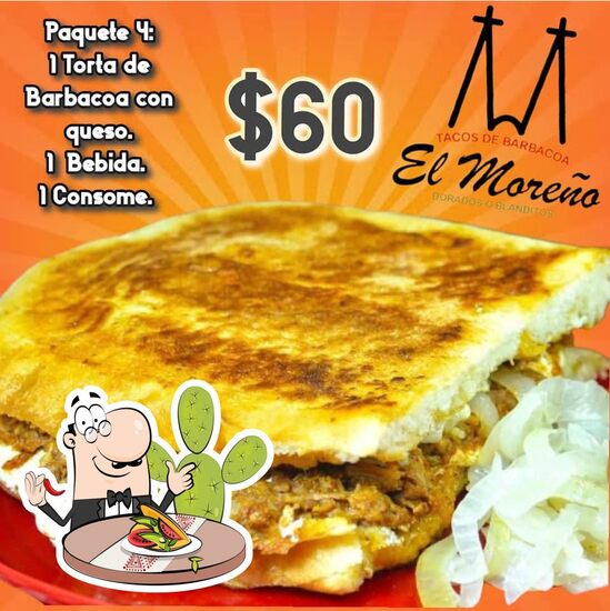 Carta de Tacos de Barbacoa El Moreño, Villa de Álvarez, Av. Benito ...