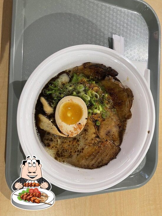 Menu at Torimaru Ramen restaurant, Vancouver