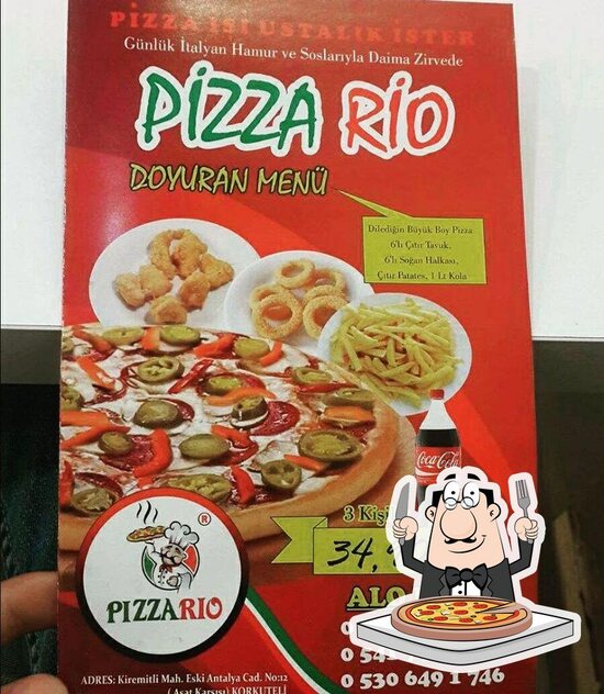 Pizza Rio & Cafe, Korkuteli - Carta del restaurante y opiniones