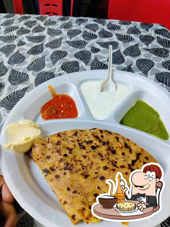 Menu at Aunty de parathe(gurukulwala), Ahmedabad, Raju Complex