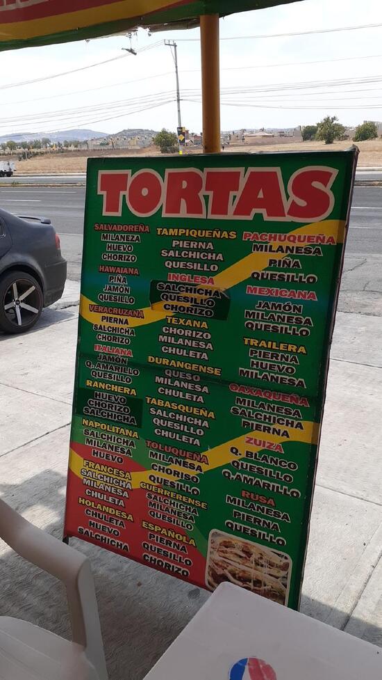 Menu at Ricas Tortas Gigantes Ricos Caldos De Gallina restaurant, Pachuca