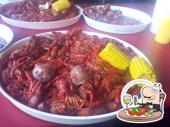 Menu at Crawfish City restaurant, West Monroe