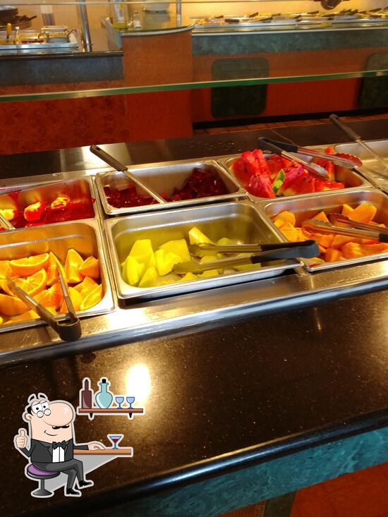 Menu at New China Buffet restaurant, Adrian