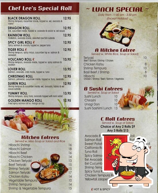 Chef Lee's Asian Fusion, Municipio de Mount Laurel - Menú del ...