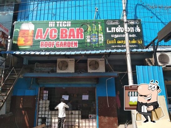 Menu at TASMAC AC bar, Chennai, 26V3+74W