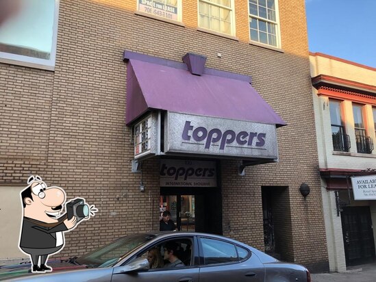 Menu at Toppers International Showbar, Athens, 100 N Jackson St