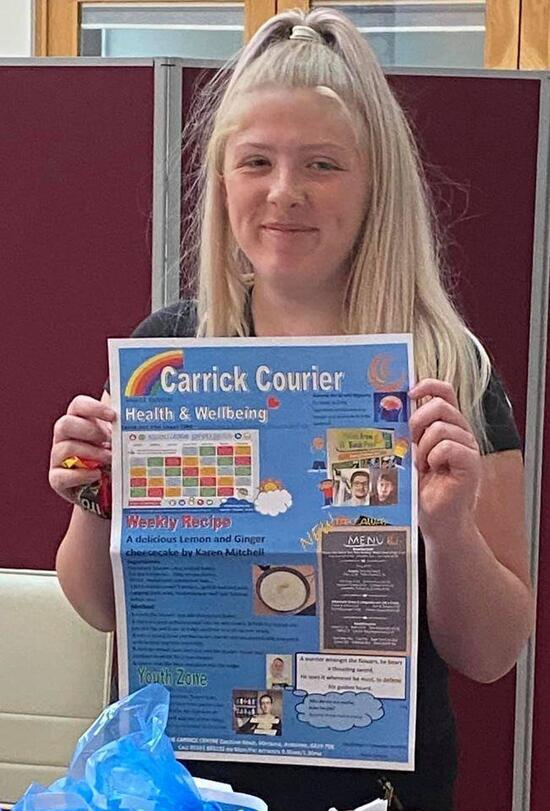 Menu at The Carrick Centre cafe, Maybole
