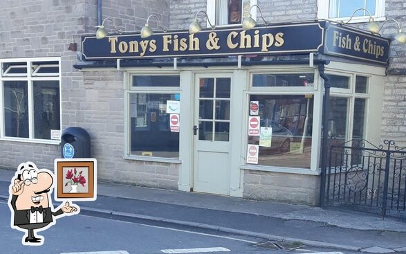 Menu at Tony's Fish & Chips fast food, Somerton