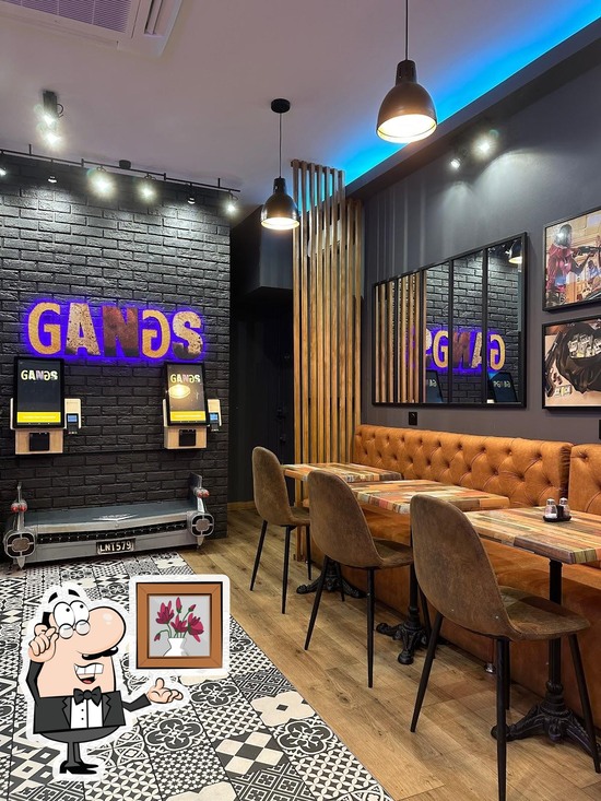 Menu at GANGS restaurant, Paris