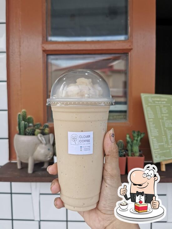Menu at Clover Coffee cafe, Phuket
