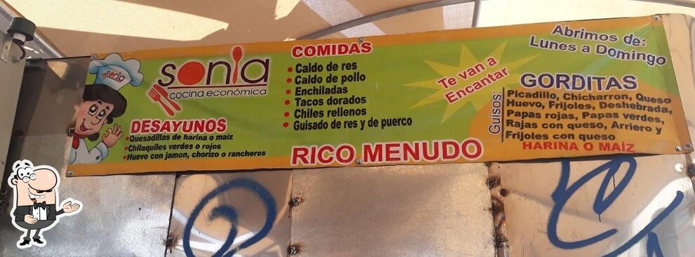 Menu at Cocina económica sonia restaurant, Torreón