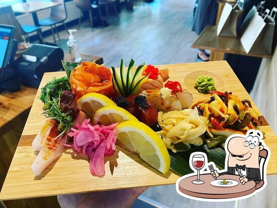 Menu at Sushi Ureshii restaurant, Stockholm
