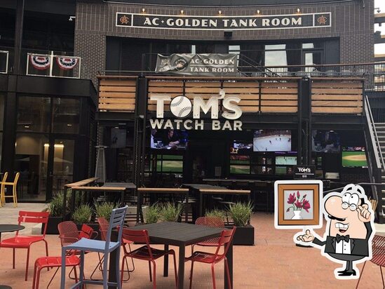 Menu at Tom's Watch Bar - Coors Field, Denver