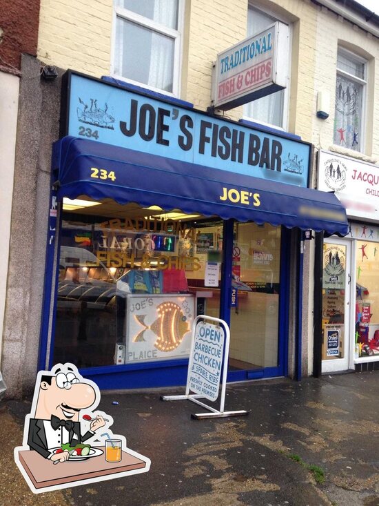 Menu at Joe's Fish Bar, Erith