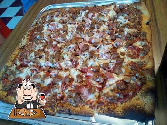 Menu at Bush's Pizza pizzeria, Bull Shoals