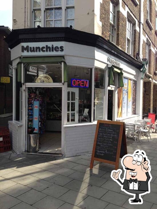 Menu at Munchies cafe, London, 22 Marshalsea Rd