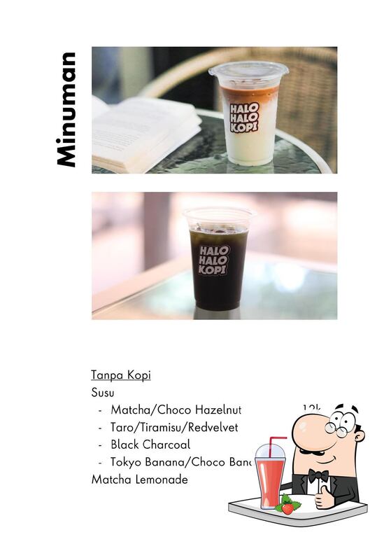 Menu at Halo Halo Kopi, Bandung