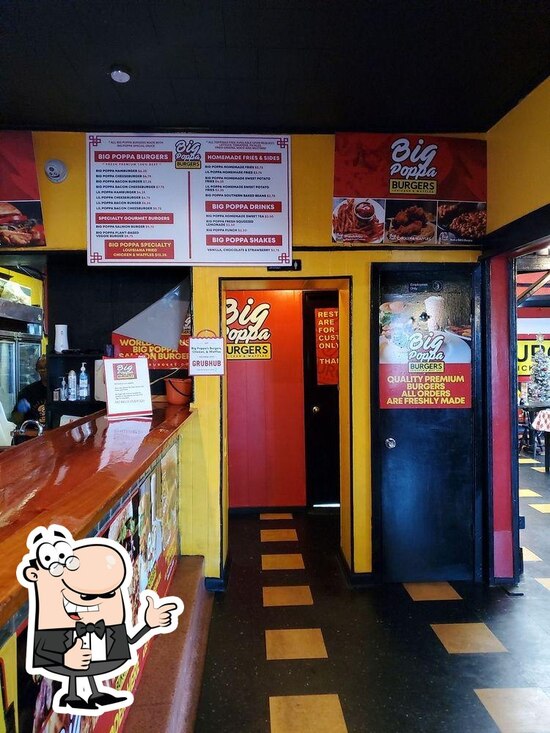 Menu at Big Poppa Burgers Chicken & Waffles restaurant, Harvey