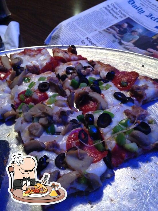 Menu at Hering's Towne Inn pizzeria, Jefferson