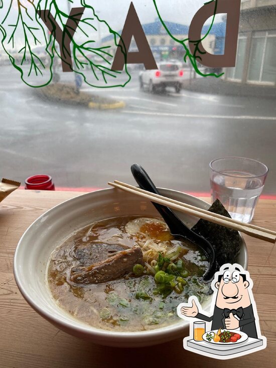 Menu at Ramen Momo restaurant, Reykjavík