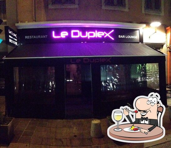Menu at Le Duplex restaurant, Nice, 44 Bd Risso