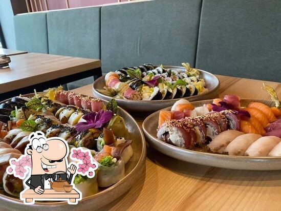 Menu at LOFT sushi restaurant, Rokietnica