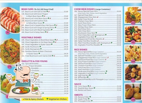 Menu at Great Dunmow Chinese Takeaway fast food, Great Dunmow
